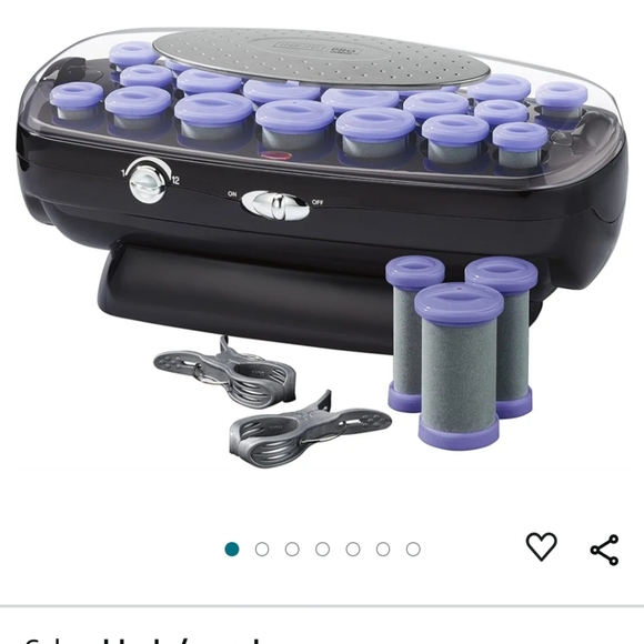 CONAIR | Accessories | Conair Infinitipro Ceramic Flocked Hot Roller Set With Cord Reel | Poshmark